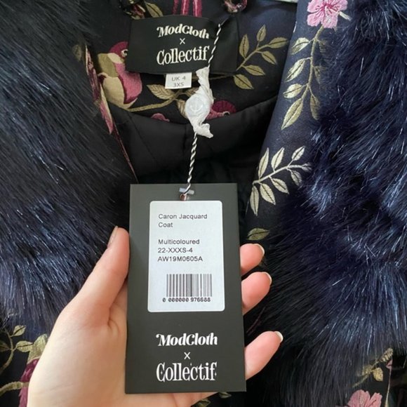 Modcloth | Jackets & Coats | Modcloth X Collectif Caron Jacquard Coat ...